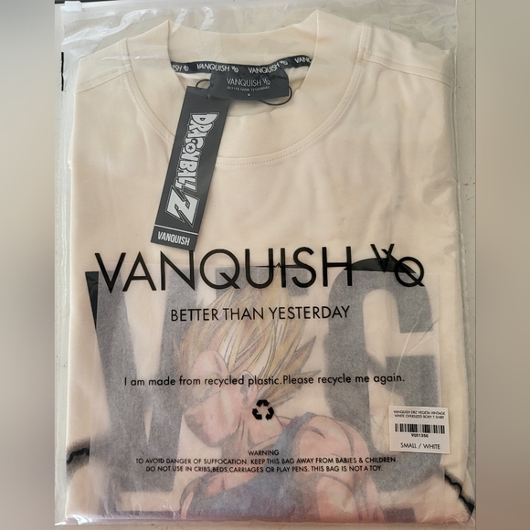 Vanquish | Shirts | Vanquish Vqfit Dbz Vegeta Oversized Tee | Poshmark